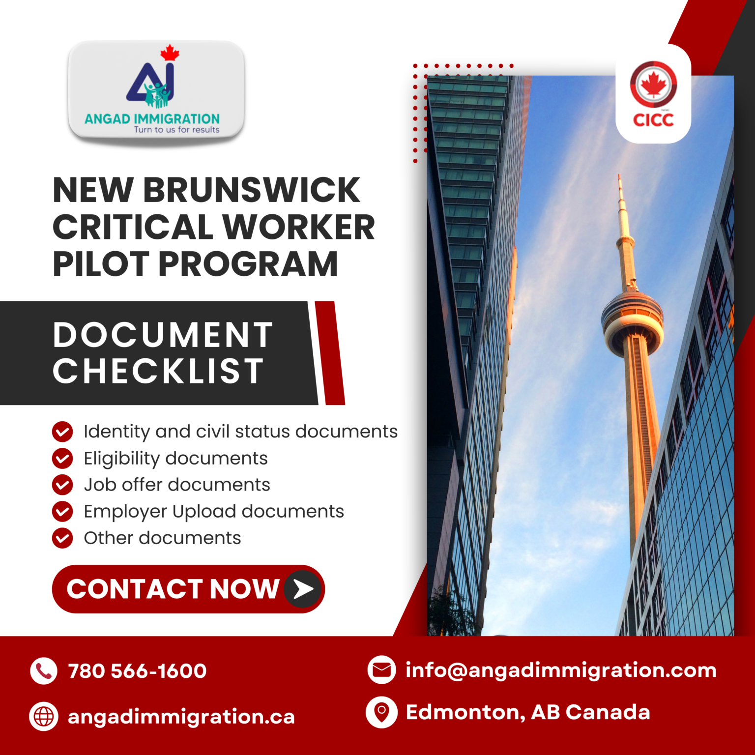Document for the New Brunswick Critical Worker Pilot Program